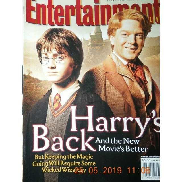 HARRY POTTER ENTERTAINMENT weekly HARRY'S BACK david blaine CHRIS ...