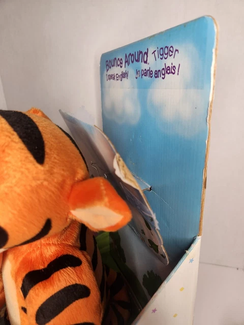 BRAND NEW VINTAGE 1998 Disney 12” Bouncing Tigger Talking Jumping ...