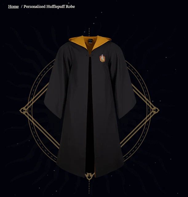 OFFICIAL HARRY POTTER Hufflepuff Robe Universal Studios Warner Brothers ...