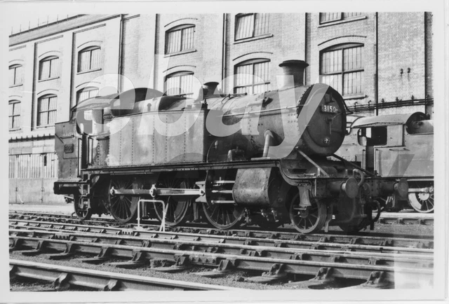 GWR 3150 CLASS 2-6-2T No.3150 at Swindon Works - 1957 £1.75 - PicClick UK