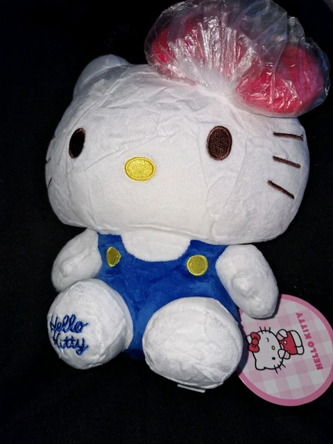 HELLO KITTY BLUE with Tags Sanrio Plush Soft Toy 10" New Tagged £7.58 ...