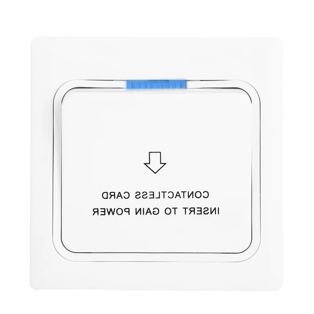 POWER KEY CARD Sensor Electricity Recognition Switch Panel For Hotel ...
