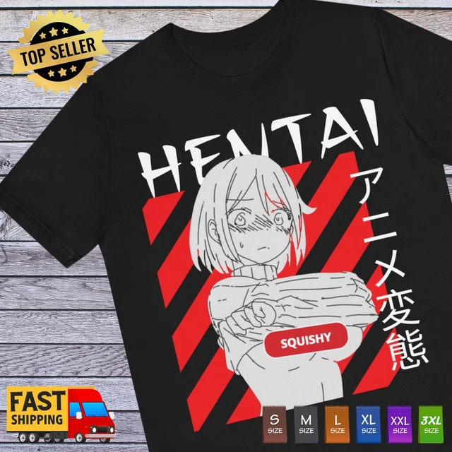 ECCHI ANIME GIRL Hentai Manga Waifu / Japanese T shirt / Harajuku ...