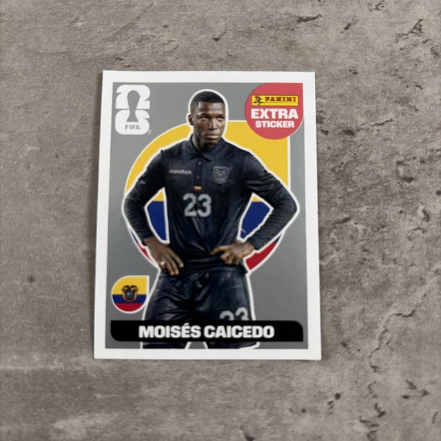 PANINI FIFA WORLD Cup 2026 Moises Caicedo Silver Extra Sticker £16.14 ...