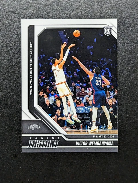 2023-24 INSTANT NBA - Carta Rookie Victor Wemby RC /2525 Spurs ROTY EUR ...