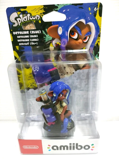 SPLATOON 3 AMIIBO Octling Blue Splatoon Series Nintendo Switch 2022 ...