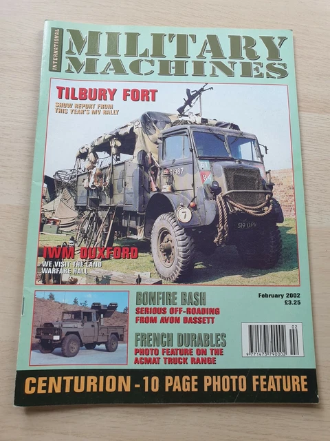 MILITARY MACHINES INTERNATIONAL Magazine February 2002 MV Rally IWM ...