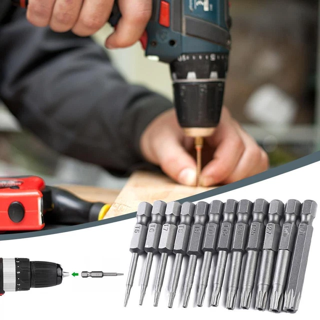 12X QUICK CHANGE Connect impact driver drill Security Tamper Proof Torx ...