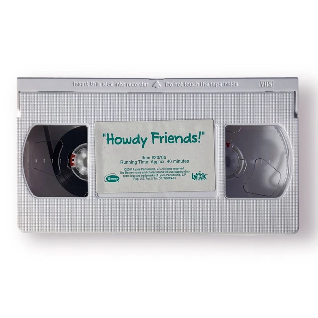 BARNEY SING & Dance: Howdy Friends! (VHS, 2002) £9.96 - PicClick UK