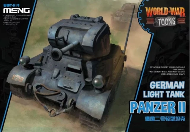 MNGWWT-019 - MENG Model - German Light Tank Panzer II (Cartoon) £13.99 ...