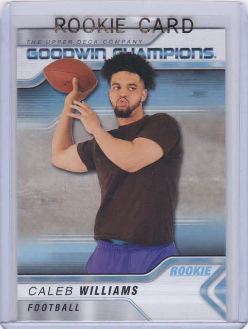 CALEB WILLIAMS ROOKIE CARD 2023 Upper Deck Football USC Torjan CHICAGO ...