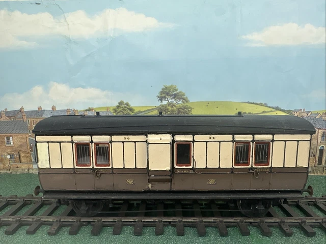 O GAUGE GREAT Western 4 Wheel Coach £39.00 - PicClick UK
