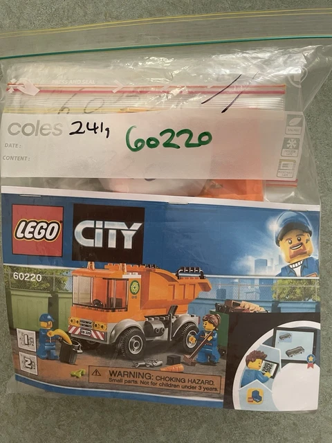 LEGO CITYHARVESTER TRANSPORT 60223, Garage Truck 60220 complete w ...