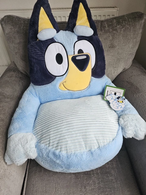 BLUEY CHARACTER PLUSH Soft Children’s Chair Seat Sofa Exclusive £9.99 ...