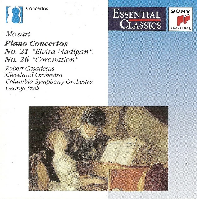 MOZART - PIANO Concertos: No. 21 Elvira Madigan & No. 26 Coronation (CD 1995) EUR 1,99 - PicClick FR