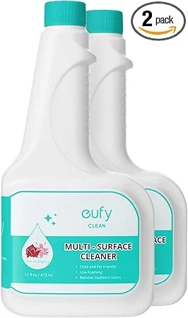 EUFY ROBOVAC HARD Floor Cleaning Solution (2 Bottles), Compatible with ...