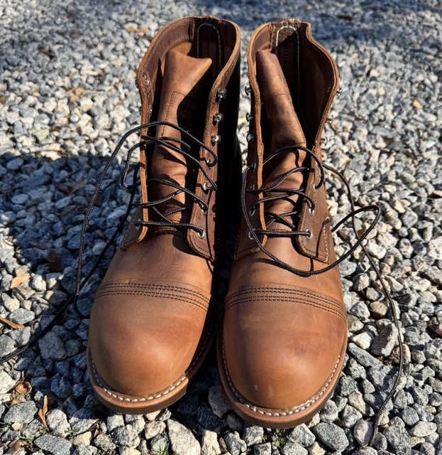 RED WING SHOES Iron Ranger Heritage 8085 Men's Copper Rough Tough Size ...