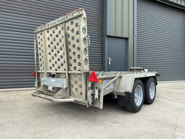 IFOR WILLIAMS GH94 BT Plant Trailer 9ft x 4ft 2018 £2,595.00 - PicClick UK