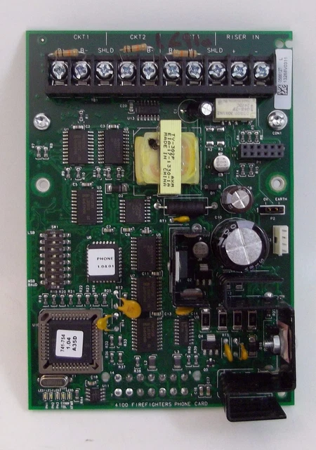 SIMPLEX 566-127 4100-1272 Fire Alarm Subassembly Phone Controller ...