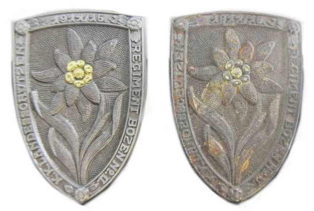 AUSTRIAN CAP BADGE WW1 - Landesschützen Regiment Bozen No 2 Mountain ...