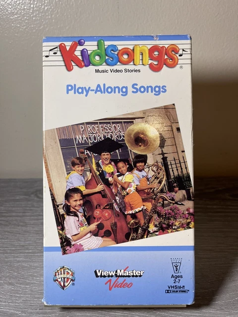 KIDSONGS PLAY-ALONG SONGS Children's Educational ViewMaster Video VHS ...