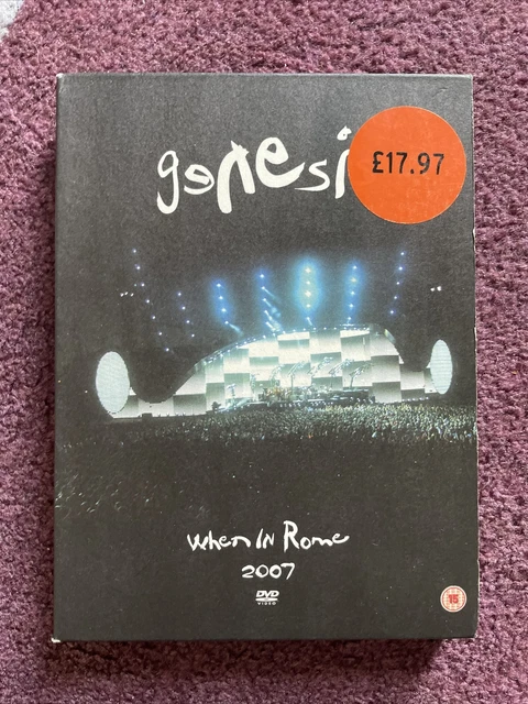 GENESIS WHEN IN Rome 2007 DVD - Three Disc & Booklet EUR 9,48 - PicClick IT