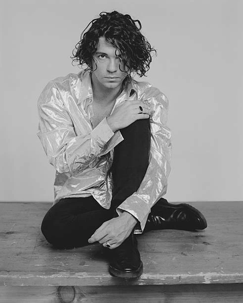 AUSTRALIAN SINGER MICHAEL Hutchence of rock group INXS, London, Se ...