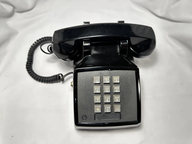 WESTERN ELECTRIC BELL 2500 DMG Desktop Push Button Telephone Black £18. ...