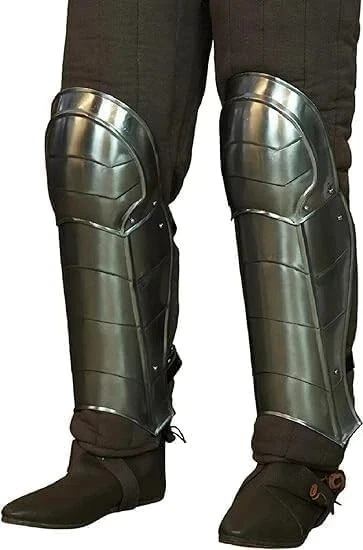 MEDIEVAL KNIGHT LEG Guard Knee Plate Armour Cosplay SCA Historical ...