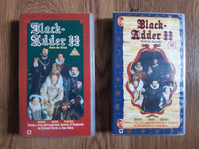 BLACKADDER II COMPLETE Second Series. Two VHS Cassette Tapes £2.22 ...