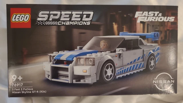 LEGO 76917 SKYLINE GT-R R34 Fast & Furious Speed Champions (NEW) Paul ...