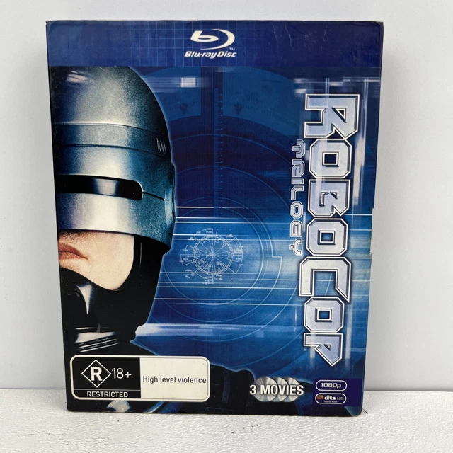 ROBOCOP 1 2 3 Trilogy Blu Ray Peter Weller R18+ With Slipcase £31.60 ...