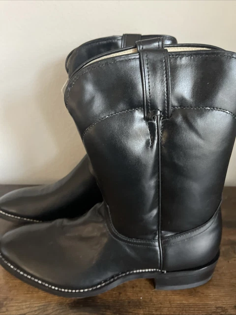 LAREDO BLACK LEATHER Western Cowboy Boots Style 7902 Mens Size 10 1/2D ...