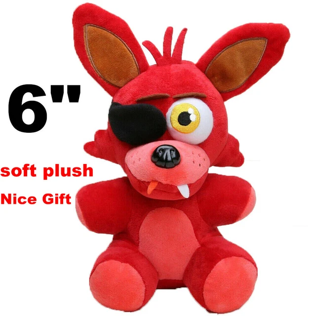 6& PLUSH RED Foxy Kid Doll FNAF Sanshee Plushie Five Nights at Freddy's ...