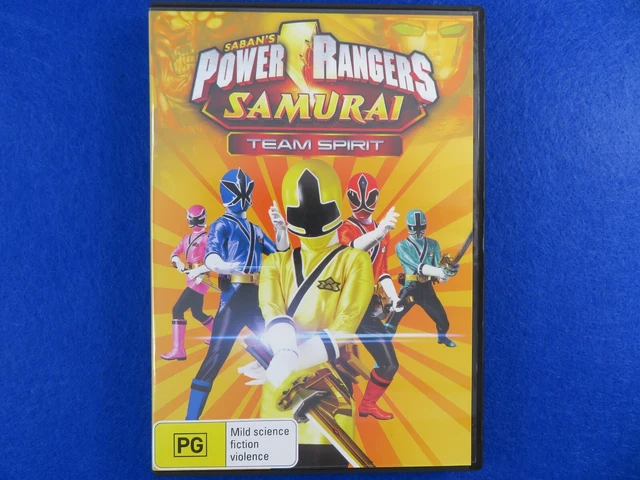 POWER RANGERS SAMURAI Team Spirit - DVD - Region 4 - Fast Postage !! £5 ...