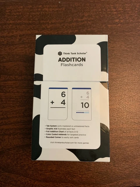 THINK TANK SCHOLAR Flash Cards-Addition, Subtraction, Division ...