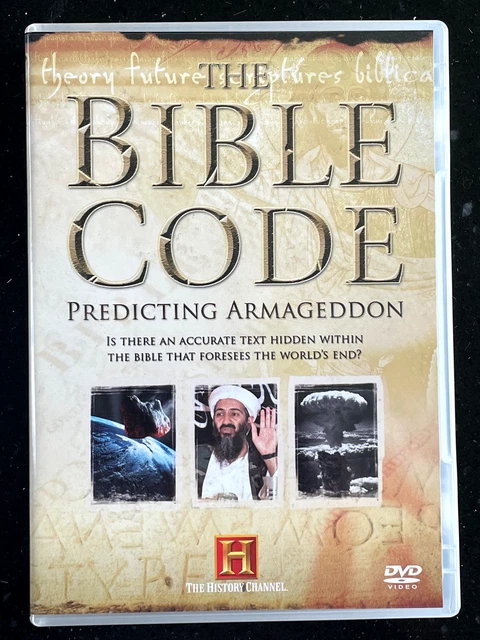 THE BIBLE CODE - THE HISTORY CHANNEL DVD - FREE UK POSTAGE Predicting ...