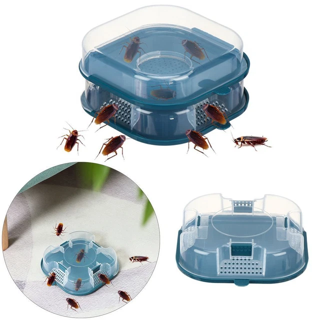 KITCHEN COCKROACH TRAP Box Cockroach Killer Traps Insect Catcher Bugs ...