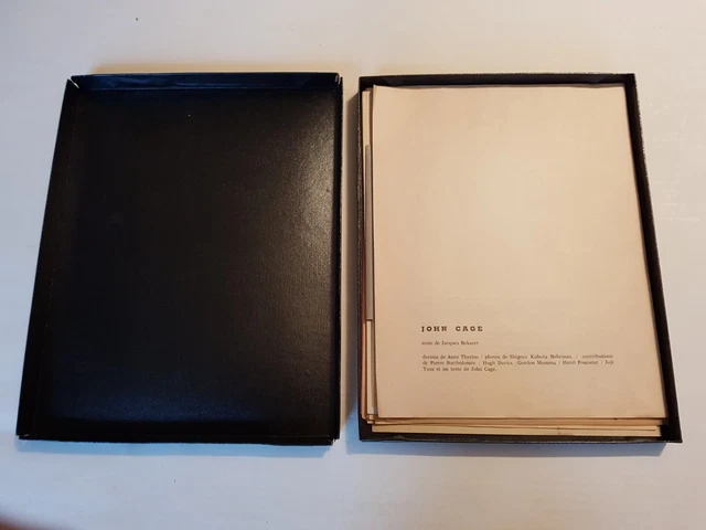 JOHN CAGE TEXTE de Jacques Bekaert,dessins de Anne Thyrion,photos de ...