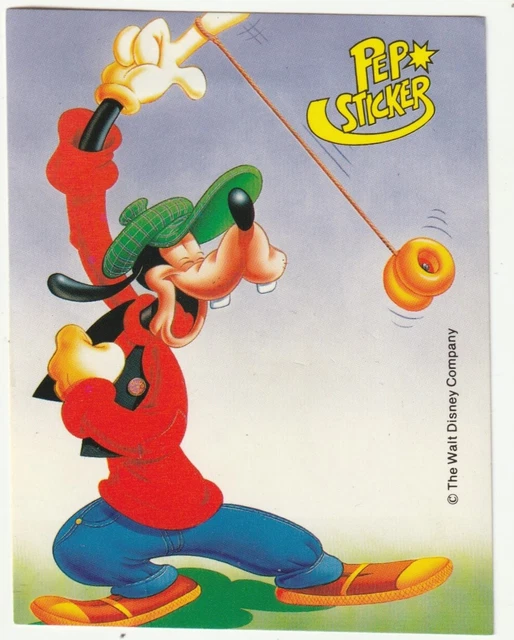 MICKEY VISION PEP Sticker Goofy with Yojo | MV Walt Disney Mickey Mouse ...