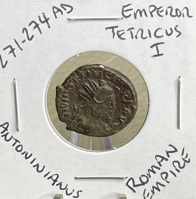 AUTHENTIC ANCIENT ROMAN Coin Emperor Tetricus 271-274AD Antoninianus Genuine £27.38 - PicClick UK
