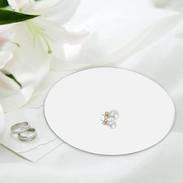ACRYLIC MIRROR BOARD Practical Round Reflection Board Jewelry ...