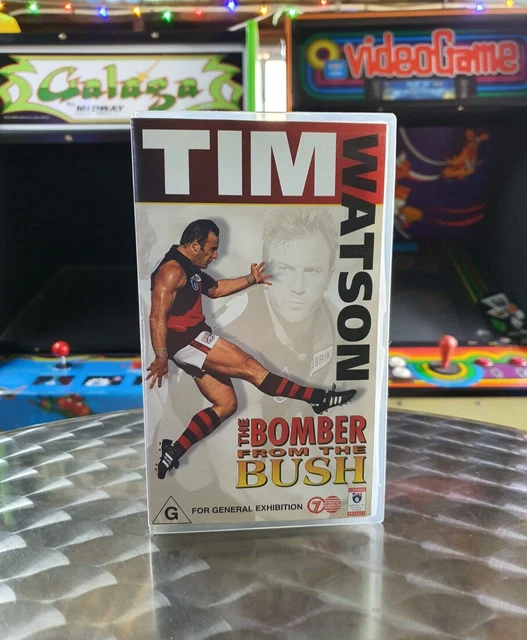 TIM WATSON THE Bomber From The Bush - AFL Essendon - VHS Movie - Video ...