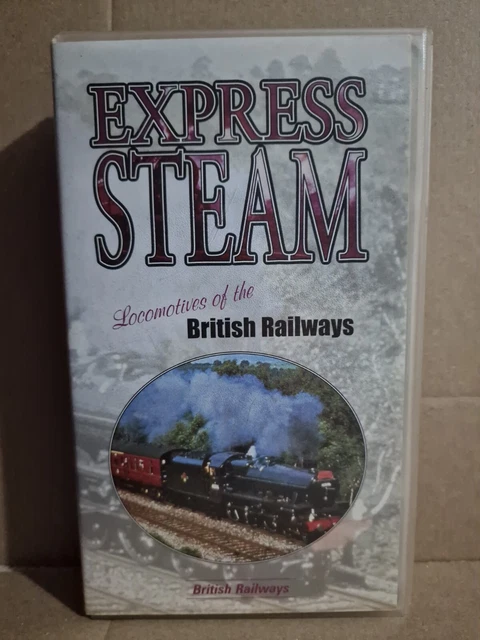 EXPRESS STEAM LOCOMOTIVES Of British Railways VHS Video Tape £6.99 ...