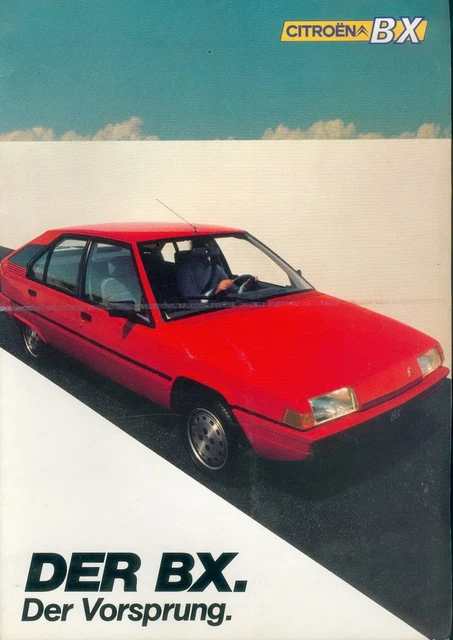 CITROEN BX PROSPEKT 1983 7/83 brochure prospectus broschyr prospetto ...
