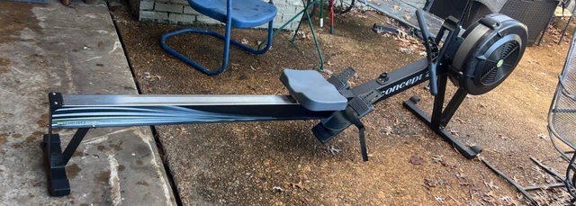 CONCEPT2 ROWERG MODEL D Indoor Rowing Machine PM5 Black Great Shape ...