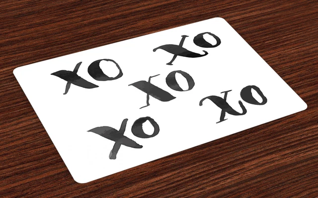 XO SETS DE Table Classic Old Letters Mode EUR 18,99 - PicClick FR