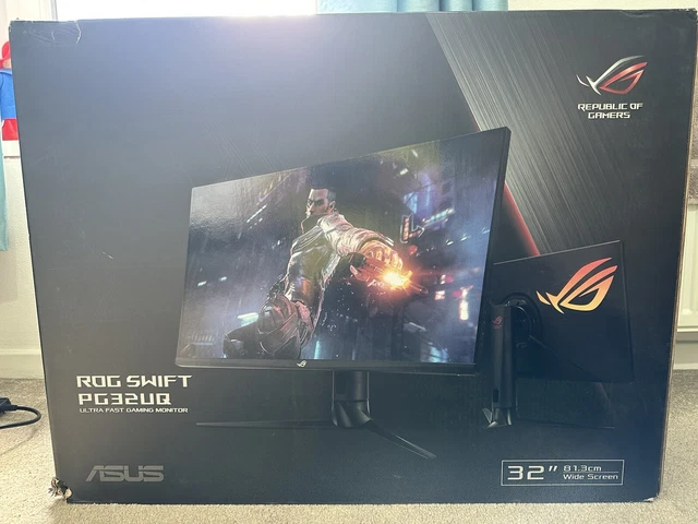 ASUS ROG SWIFT PG32UQ 4K, 144Hz Gaming Monitor 32 Inch *PRISTINE ...