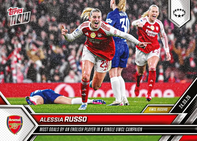 TOPPS NOW UWCL 2025/2026 - Card 21 + 22 Arsenal - 2 card set £14.78 ...