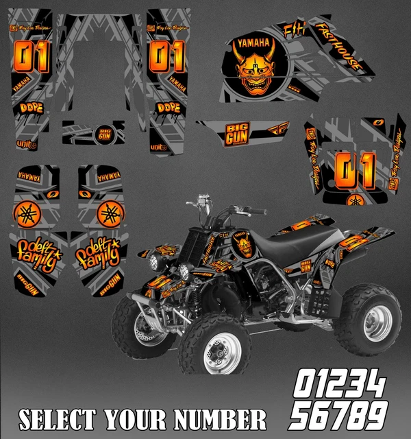 YAMAHA BANSHEE 350 full graphics kit stickers decals atv EUR 163,66 ...